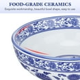 Chinese Rice Bowls Square Blue and White Porcelain Fruit - Walmart.com