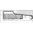 High-Quality Premium Aluminum Door Threshold, Extra Short Width - Black ...