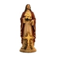 Virgin Mary Garden Light, Outdoor Mary Statue with LED Glowing Rose ...