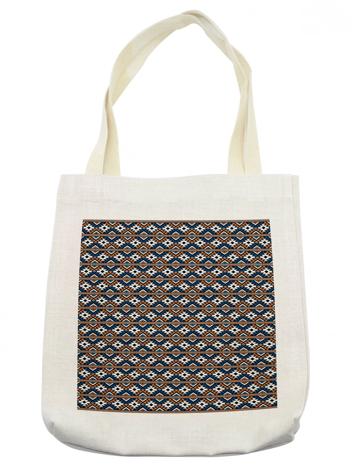 Boho Tote Bag, Borders Seamless Geometrical Pattern in Boho Art Style ...