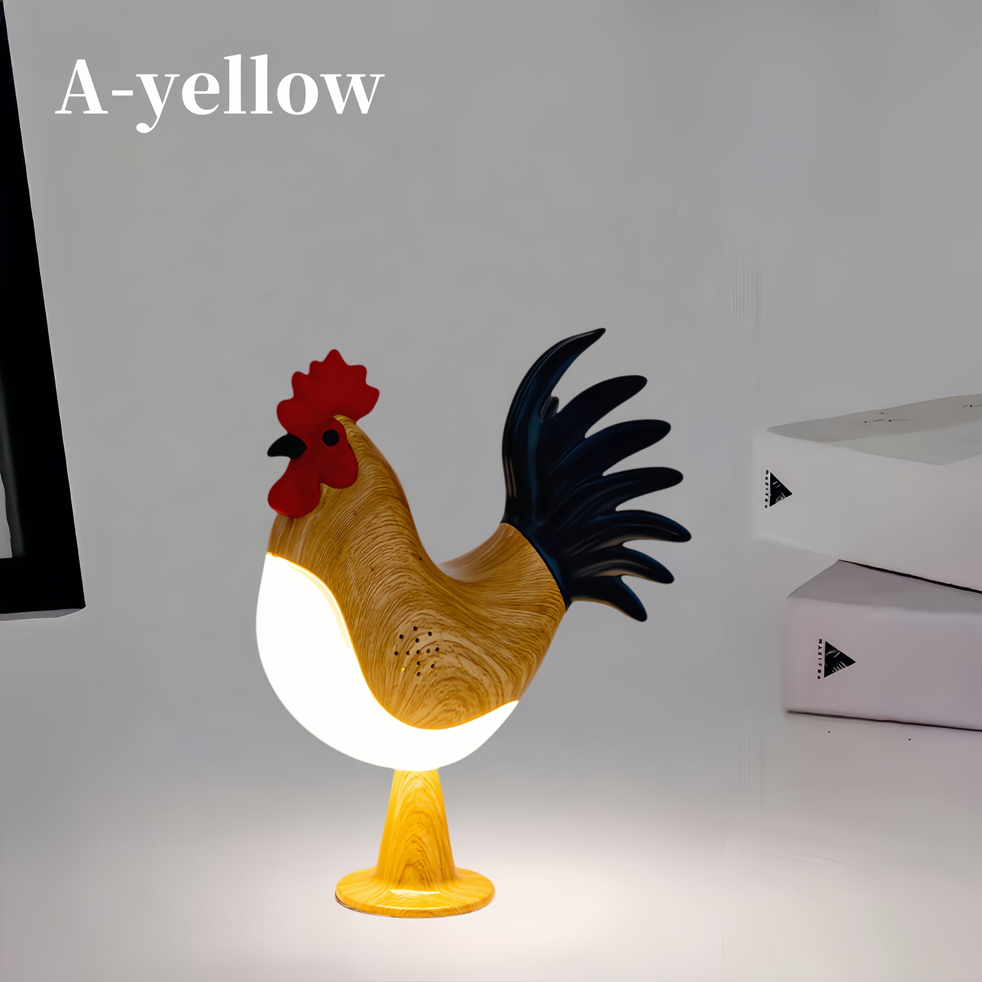 Click here for Unbranded 3-Color Rooster Lamp With Touch  Usb Rec... prices