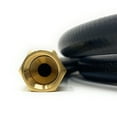 8' LP Propane Gas Hose Assembly 3/8" Female Flare x 1/4 Male NPT Brass [3643] Low Pressure for ...