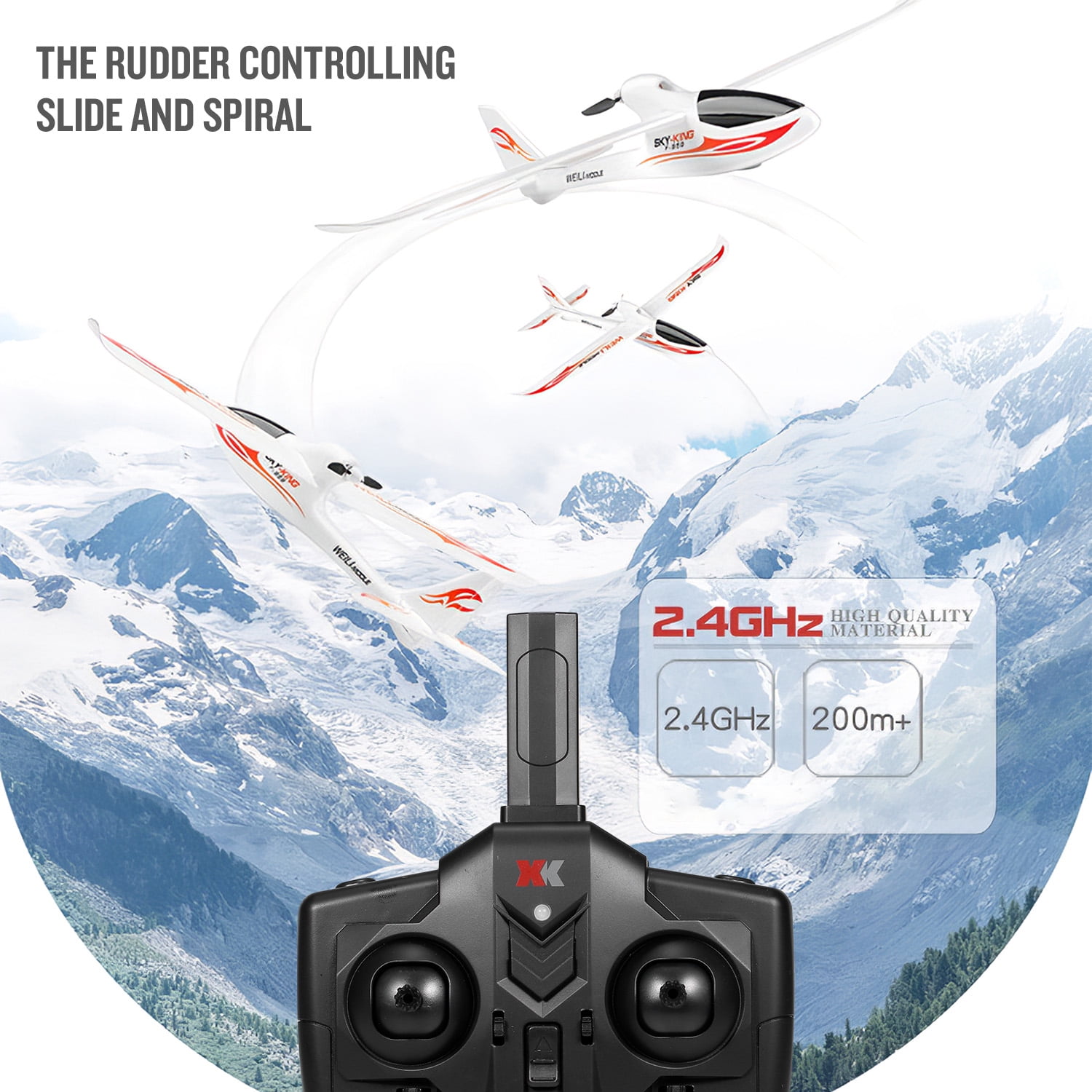 Buy WLtoys F959S RC Airplane Fixed-wing SKY-King 2.4G 3CH 6- Gyro ...