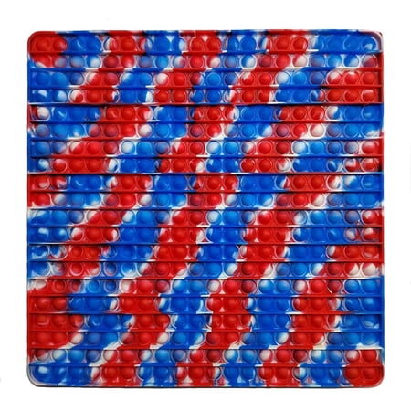 HHHC 400 Bubbles Super Jumbo Size Square Pop Tie Dye Fidget Sensory ...