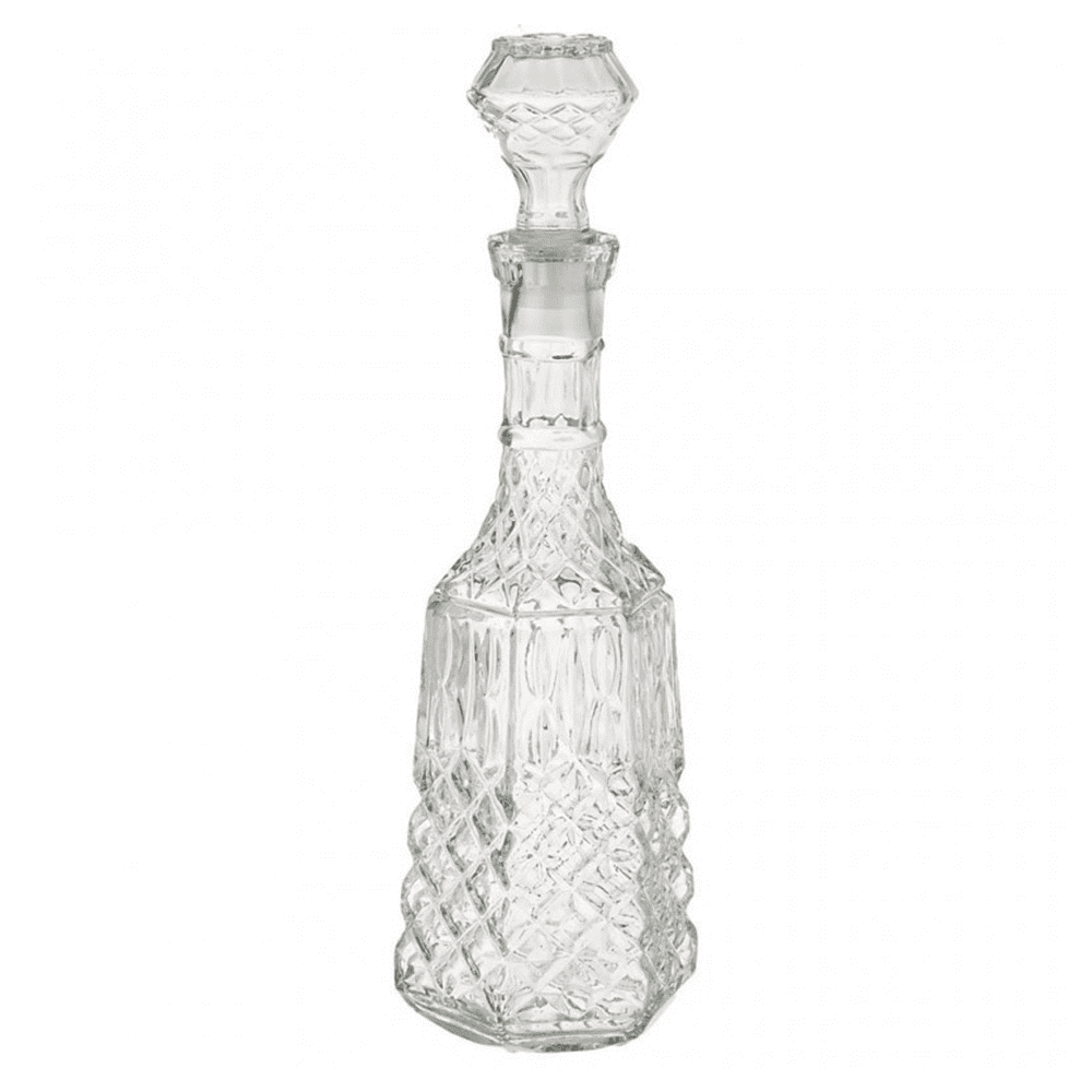 Licorera de Vidrio Cristar Diamante 1 L | Bodega Aurrera en línea