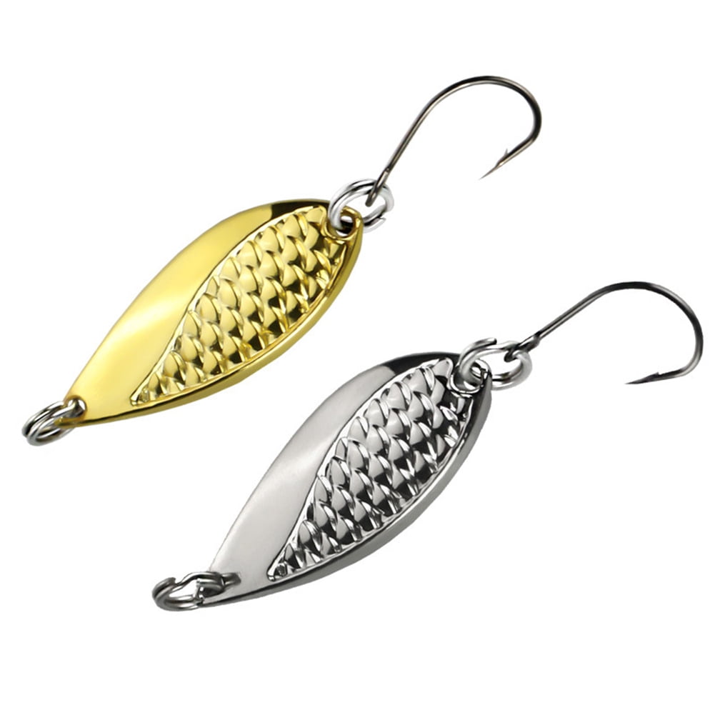 Zinc Alloy Fishing Lure Bait 2.5g 5g Metal Fish Scale Sequin Bait ...