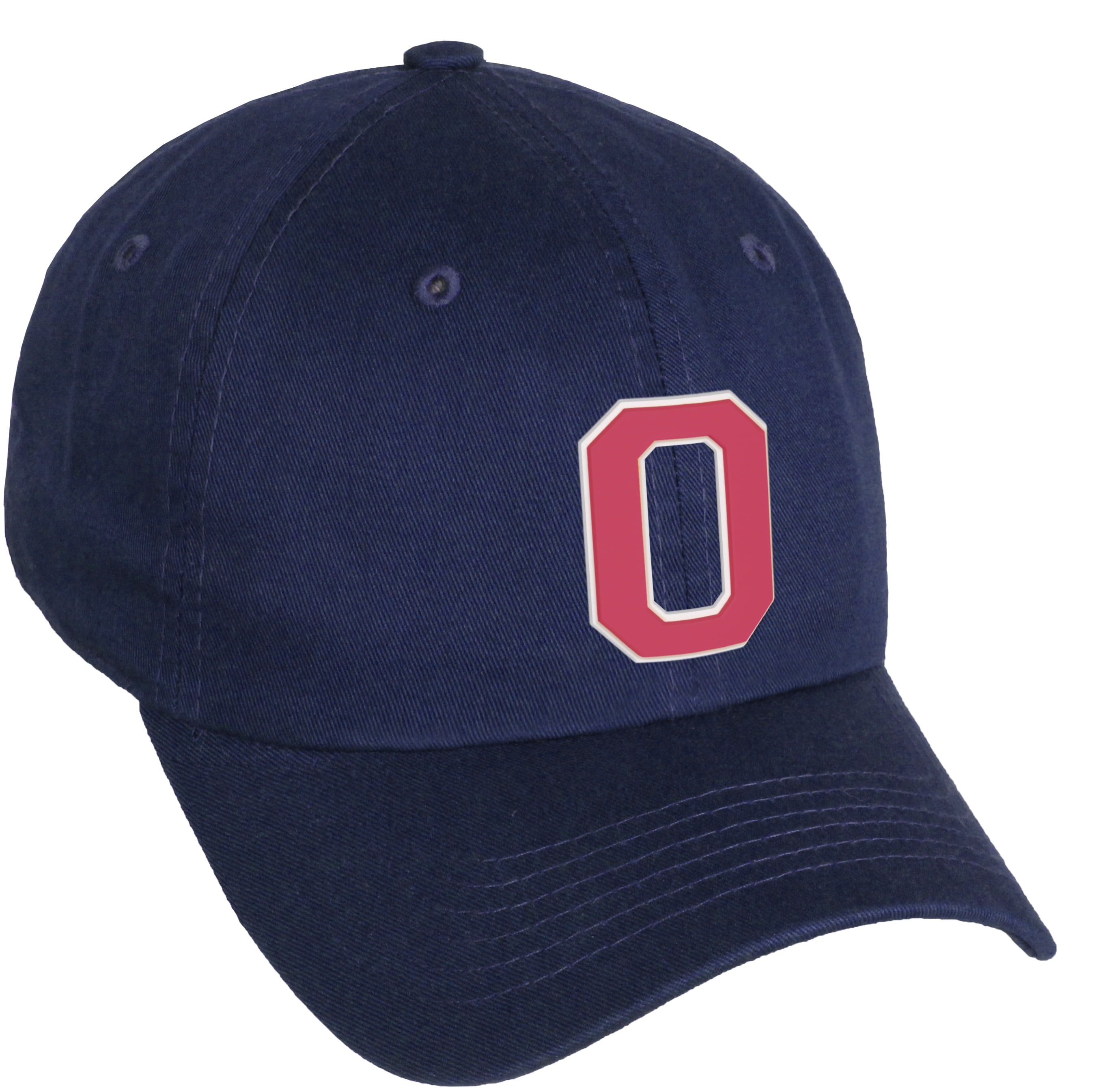 Daxton Classic 3D Varsity White Rose Initial Letters Baseball Dad Hat ...