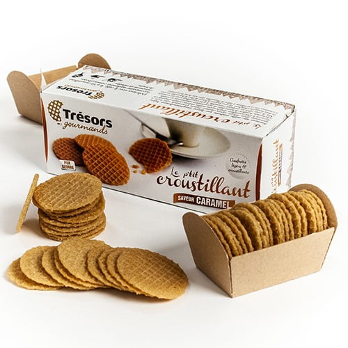 Crispy Caramel Waffle Wafer by Tresors Gourmands - Walmart.com