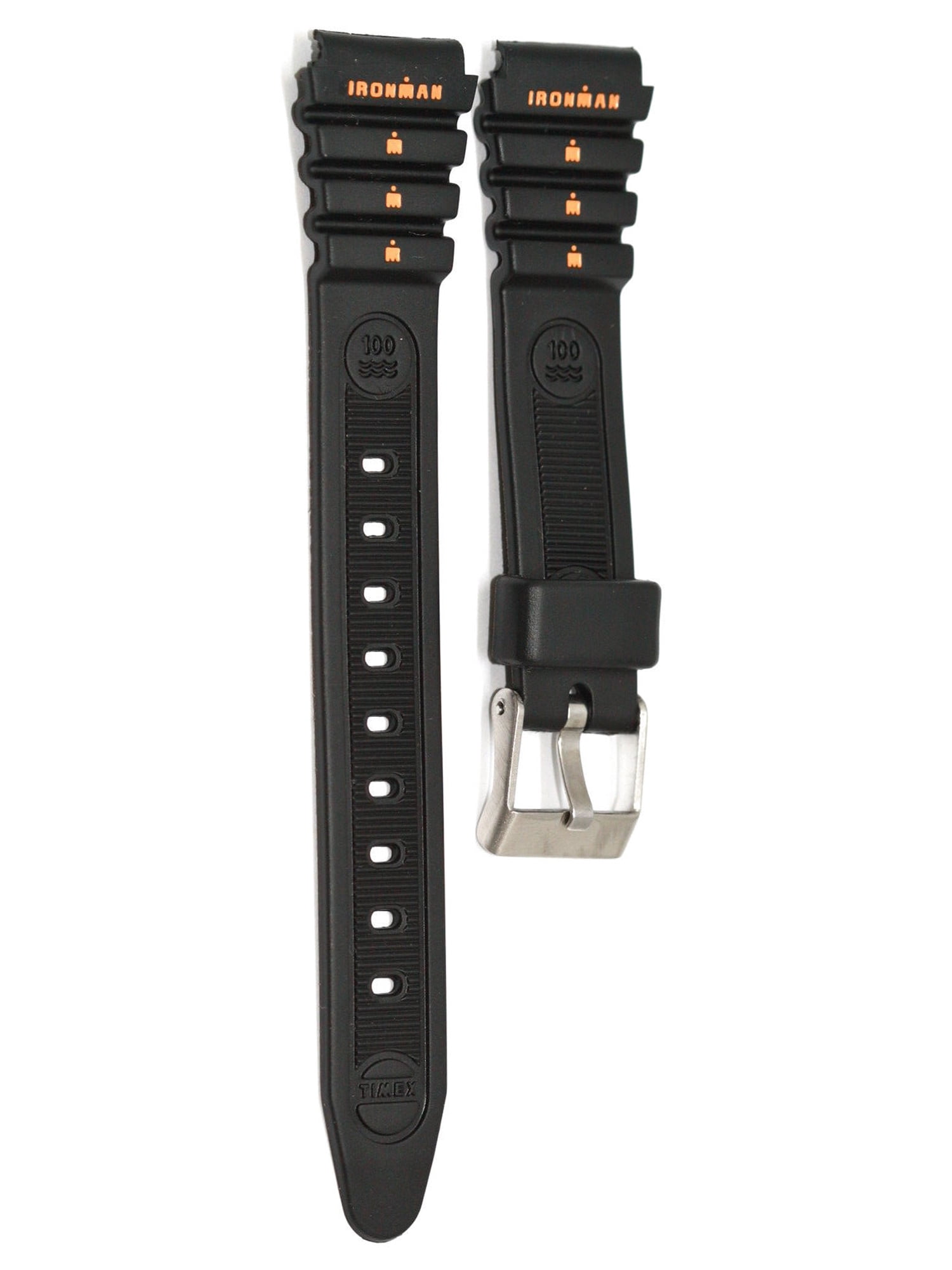 Timex TIMEX WOMENS 15MM ORANGE BLACK RUBBER IRONMAN TRIATHLON SPORT Timex TIMEX WOMENS 15MM ORANGE BLACK RUBBER IRONMAN TRIATHLON SPORT
