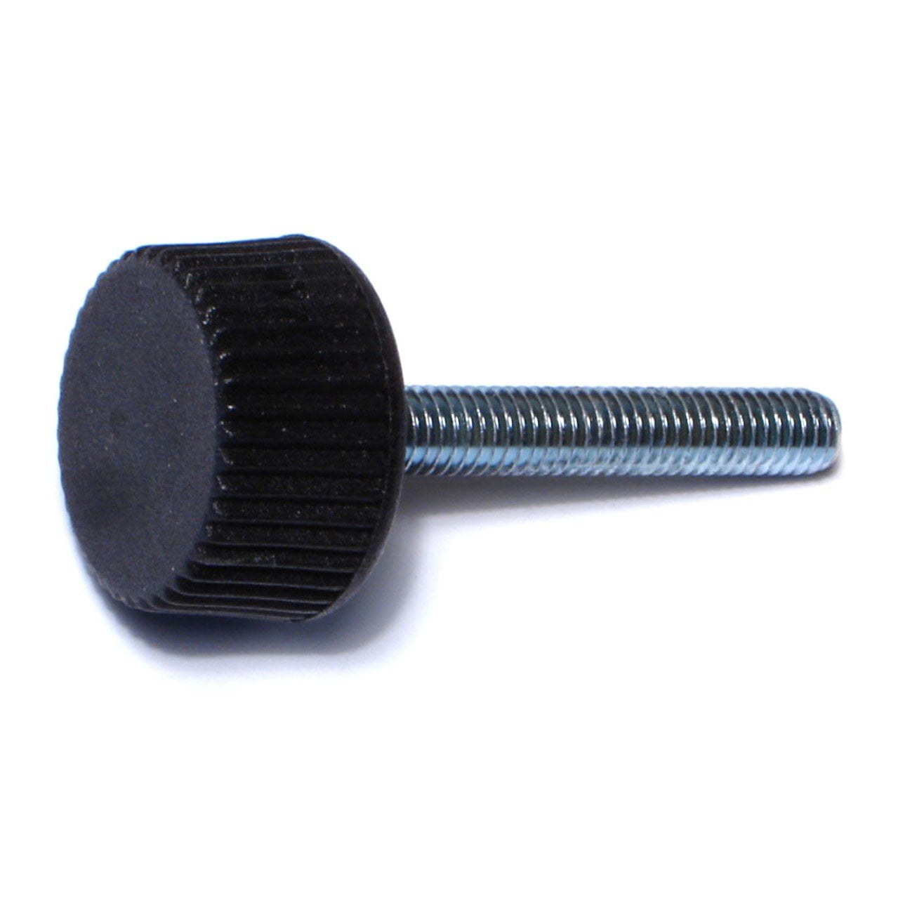 6mm-1.0 x 40mm Black Plastic Coarse Male Threaded Stud Knurled Knobs (4 ...