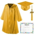 Class Act Graduation Shiny Kindergarten Preschool Graduation Cap & Gown ...
