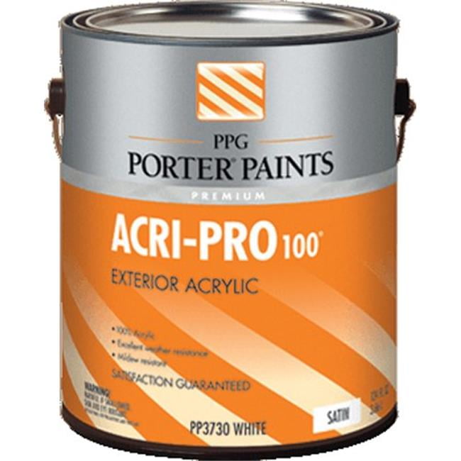 PPG Porter Paints 5 gal Acri-Pro 100 Acrylic Satin Exterior Light Base ...