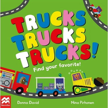 Trucks Trucks Trucks (Board Book) - Walmart.com