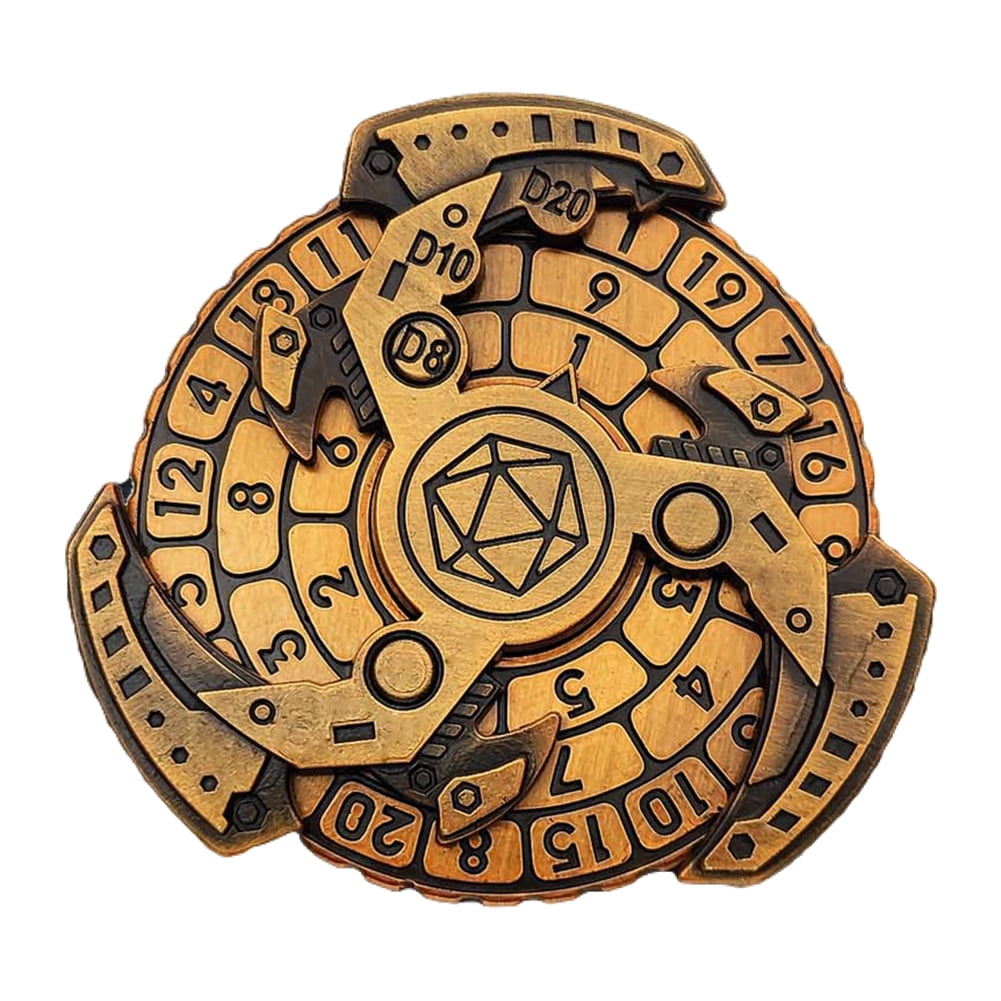 DND Ruleta Dados Spinner Jakehoe1375 (Oro) | Walmart en línea