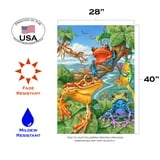 Toland Home Garden Tree Frog Jungle Frog Flag Double Sided 28x40 Inch ...