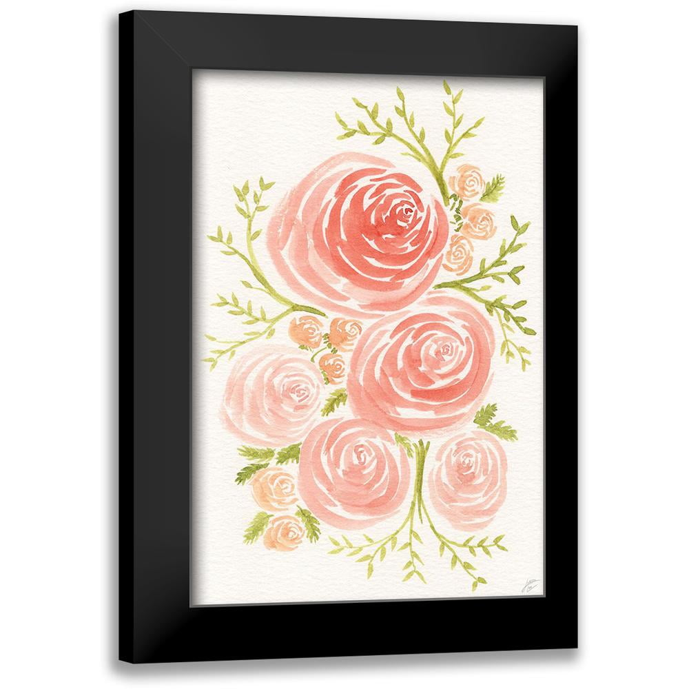 Lee, Judson 17x24 Black Modern Framed Museum Art Print Titled - Rose ...