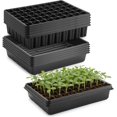 54 Cell Seed Starter Trays, 2.8" Deep Plug Flat Tray,10 Pieces Big ...
