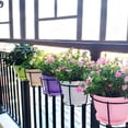 4PCS Stylish Round Metal Hanging Planters, Decorative Hanging Pots for ...