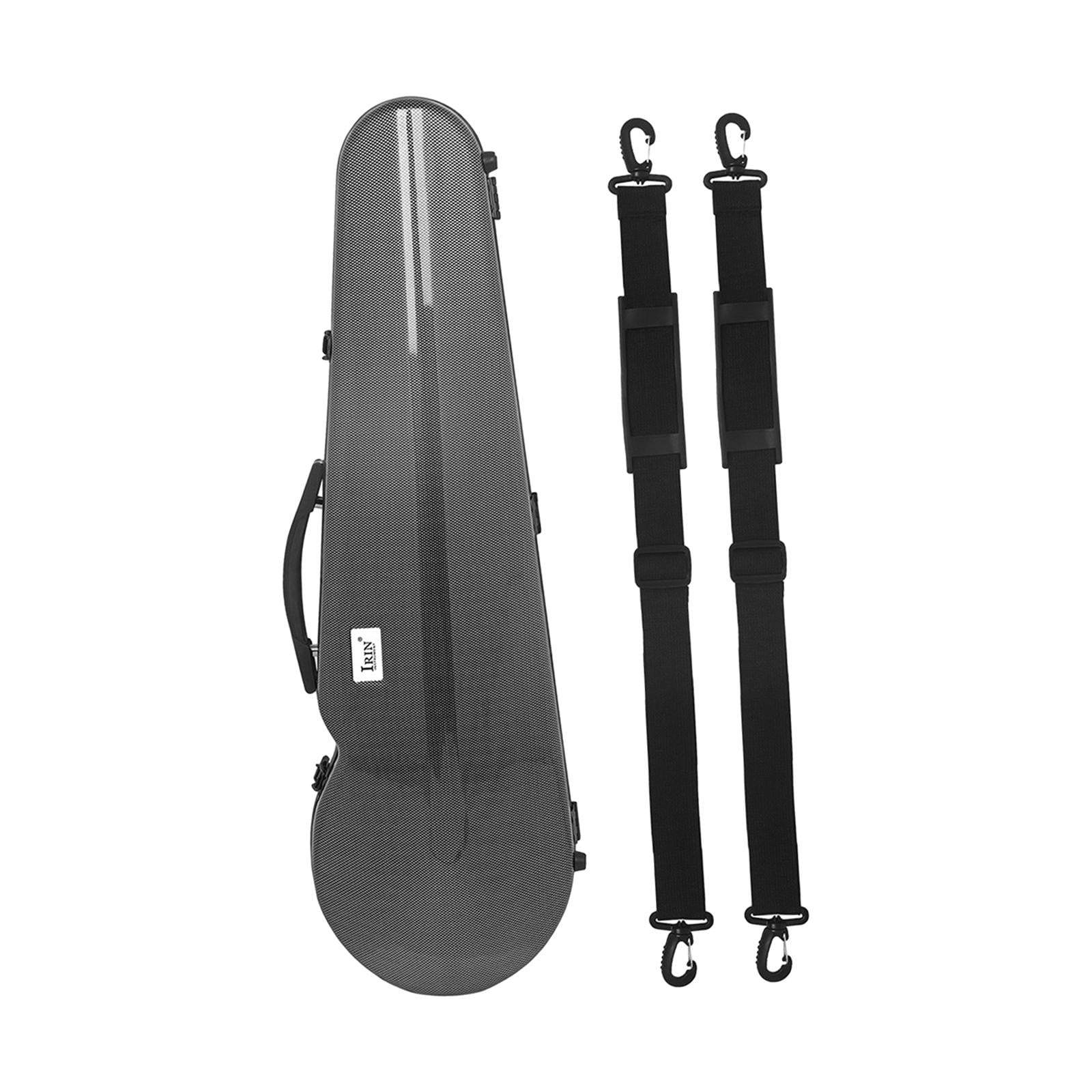 Violin Shoulder Rest Violin Box, Carbon Fiber Lightweight Portable Hard ...