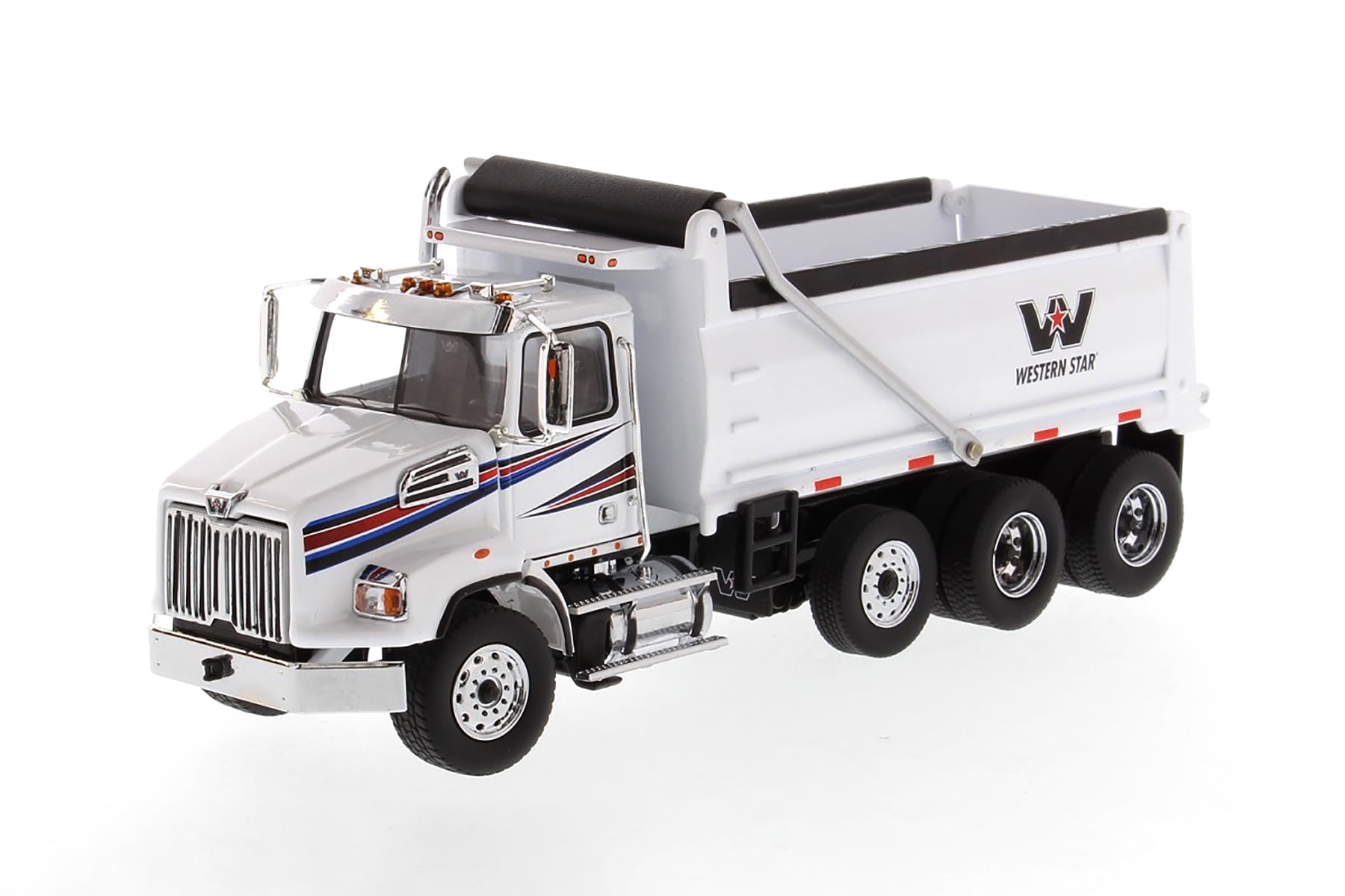 Western Star 4700 SFFA Dump Truck, White - Diecast Masters 71034 - 1/50 ...