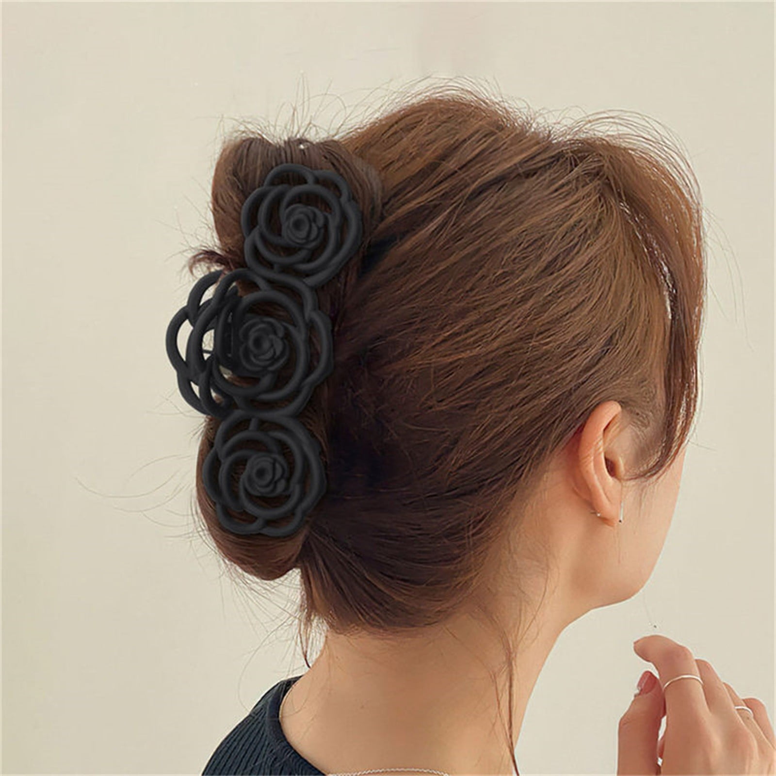Click here for Baodanfu Vintage Milk Coffee Rose Hair Clip For Wo... prices