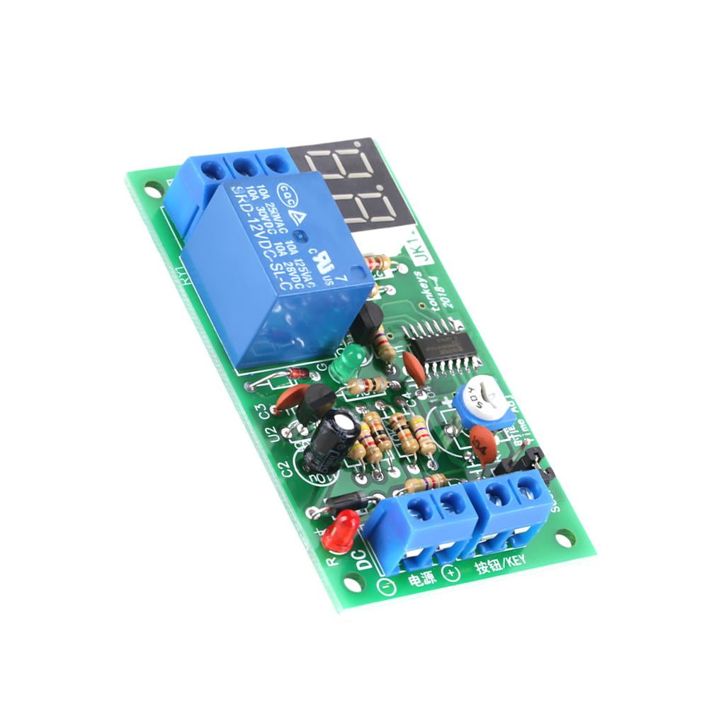 Tebru Adjustable Timer Module, DC12V LED Display Countdown Timing Timer ... Tebru Adjustable Timer Module, DC12V LED Display Countdown Timing Timer ...