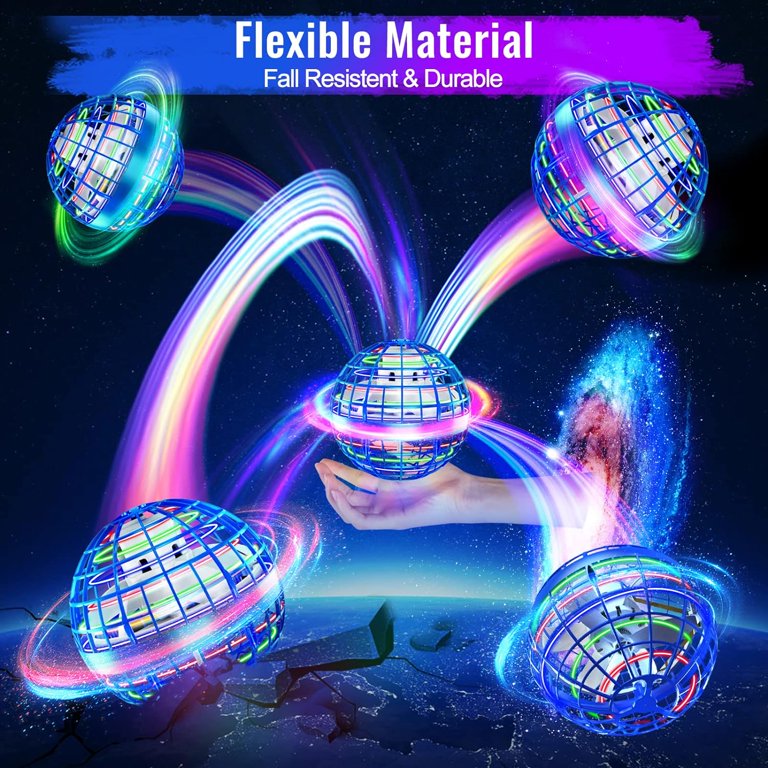 LED Flying Toy Flying Orb Ball Toys, OKKIDY Hover Flying Ball Hand ...