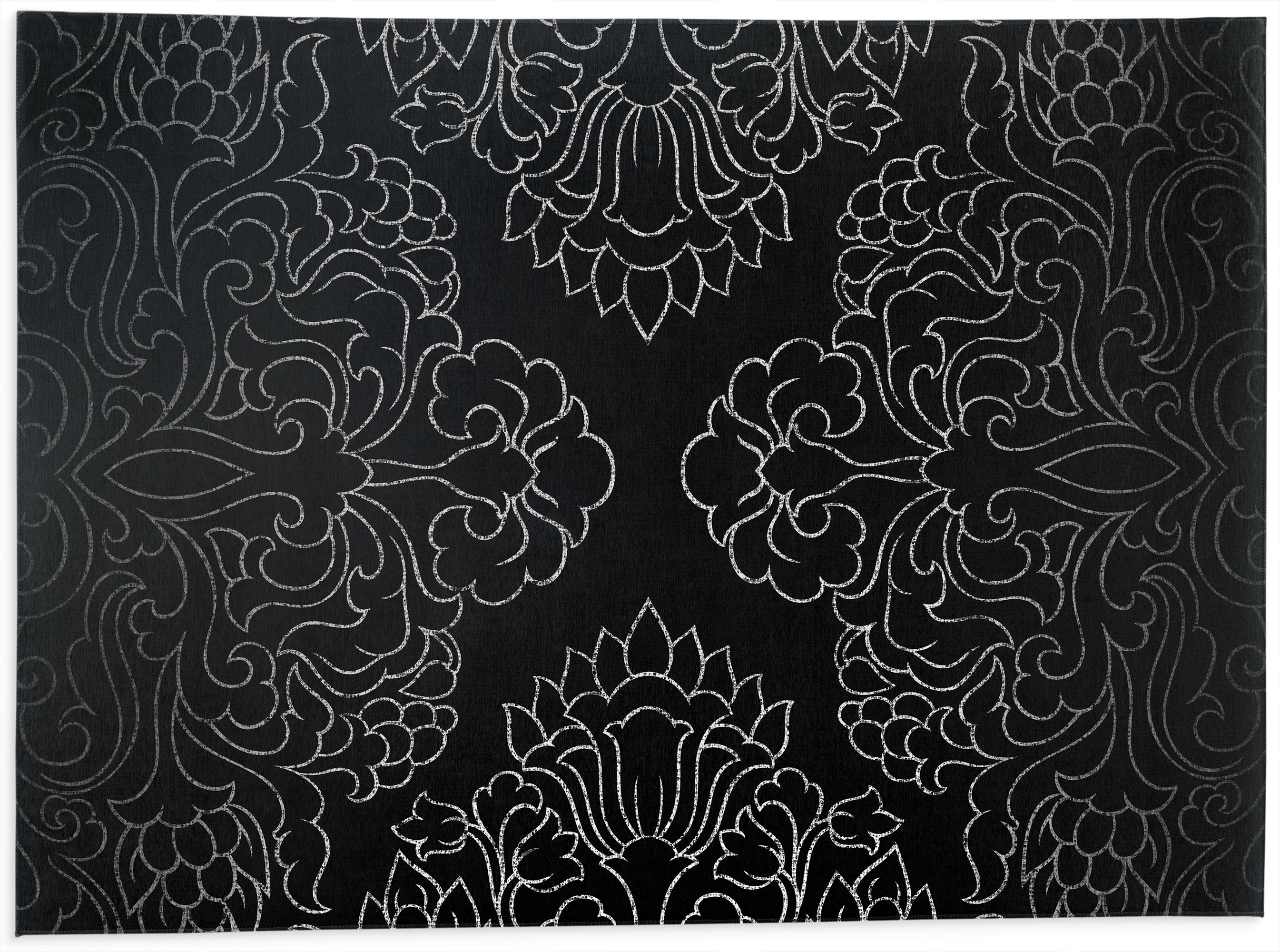 Josie Charcoal Kitchen Mat by Kavka Designs - Walmart.com