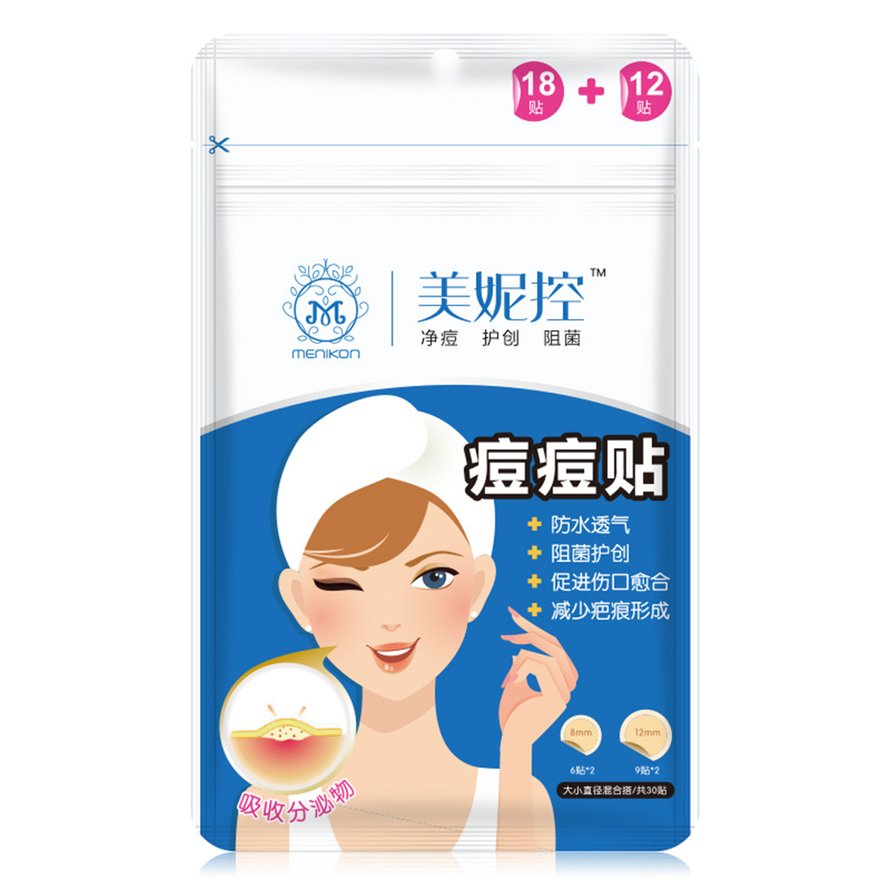 Invisible Acne Patch Anti-Inflammatory Anti Pimple Stickers 30 PCS/Bag ...