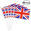 Anley British Union Jack Stick Flag Great Britain 5x8 inch Handheld ...