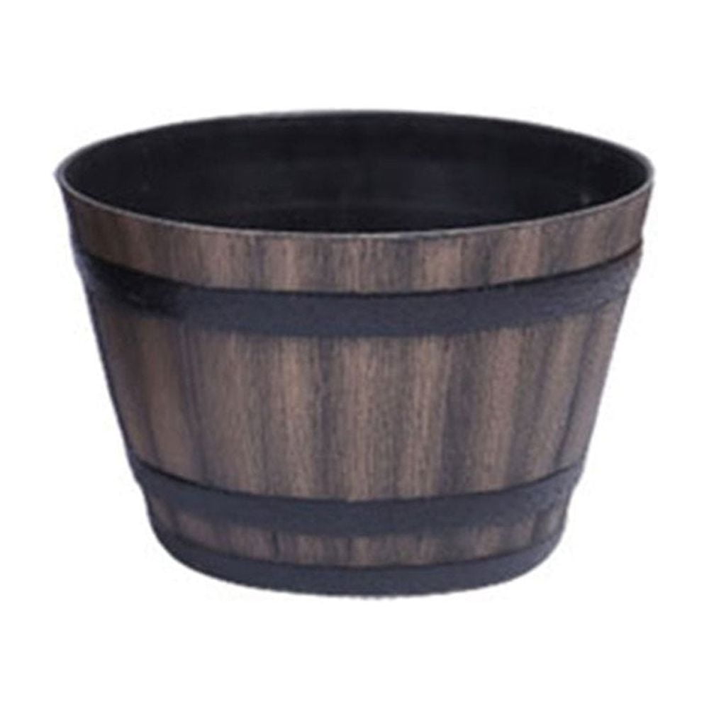 Click here for Generic Resin Whiskey Barrel Flower Pot Planter In... prices
