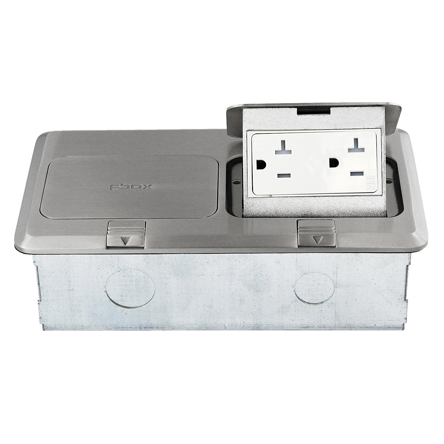 Enerlites 962301-S Floor Box 2 Gang Assembly, 20A Tamper / Weather ...