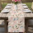 Easter Eggs Table Runner - 90 Inch Long Spring Ethnic Colorful Egg ...
