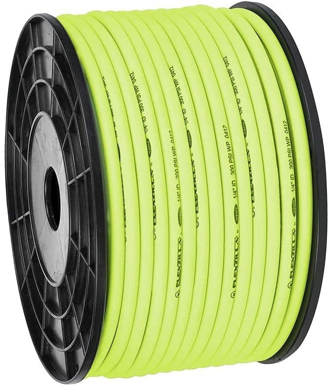 Flexzilla Pro Air Hose, Bulk Plastic Spool, 1/4 in. x 250 ft, Heavy ...