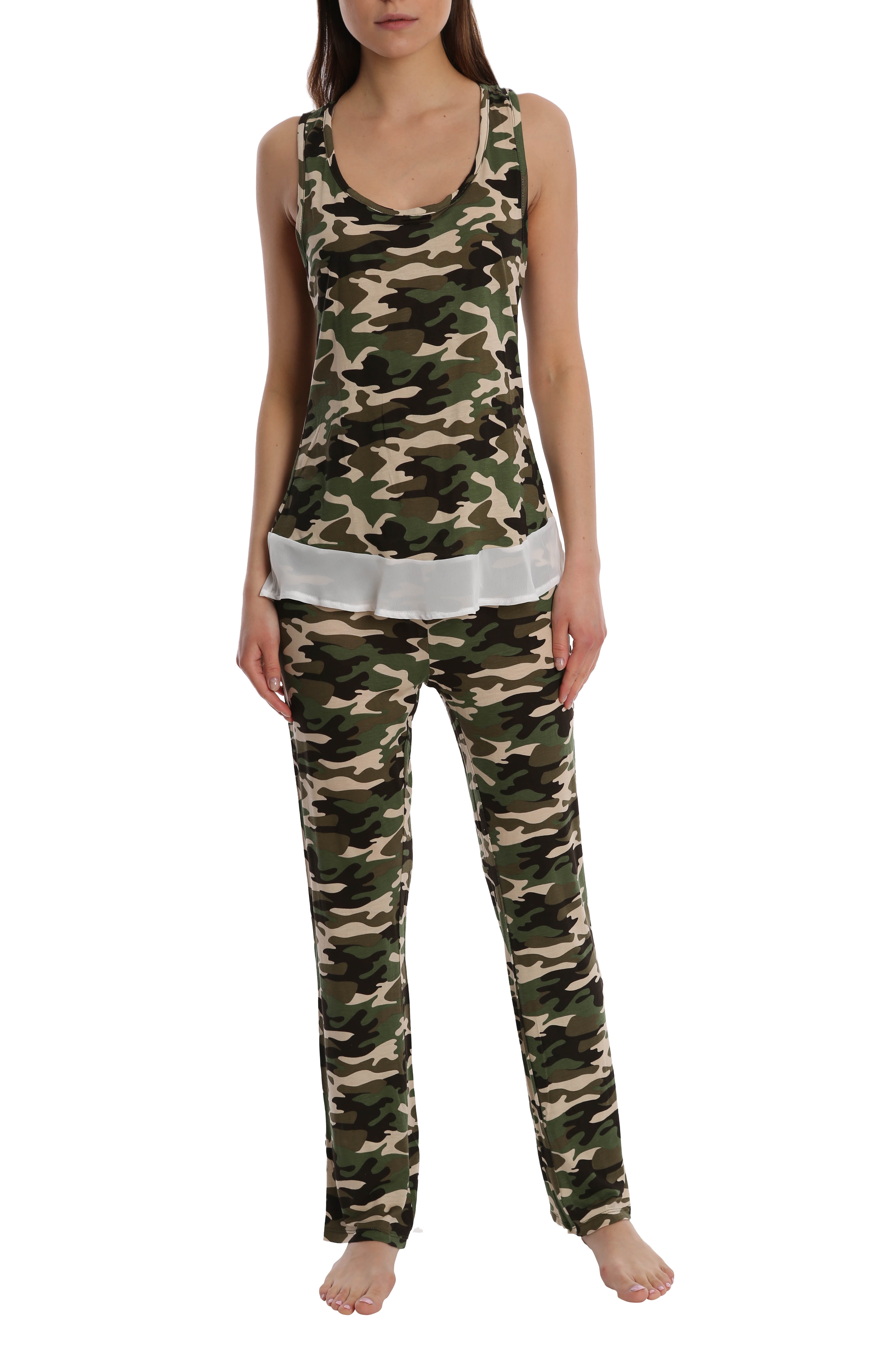Blis Women's Lightweight Slim Fit Tank Top Pajama Set - Walmart.com