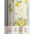 Lemon Truck Sheer Curtains for Living Room Bedroom Summer Tropical ...