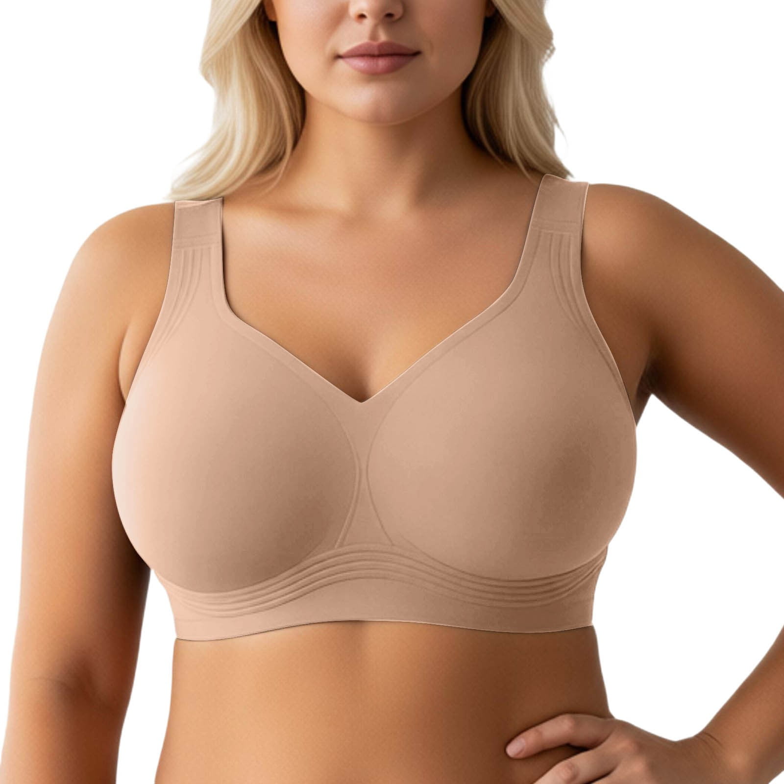 Click here for Gaoyuann Supportive Wireless Full Coverage Bras Fo... prices