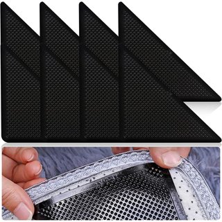 HOIN 12 Pack Rug Gripper Reusable Triangle Double Sided Rug Pad Carpet ...