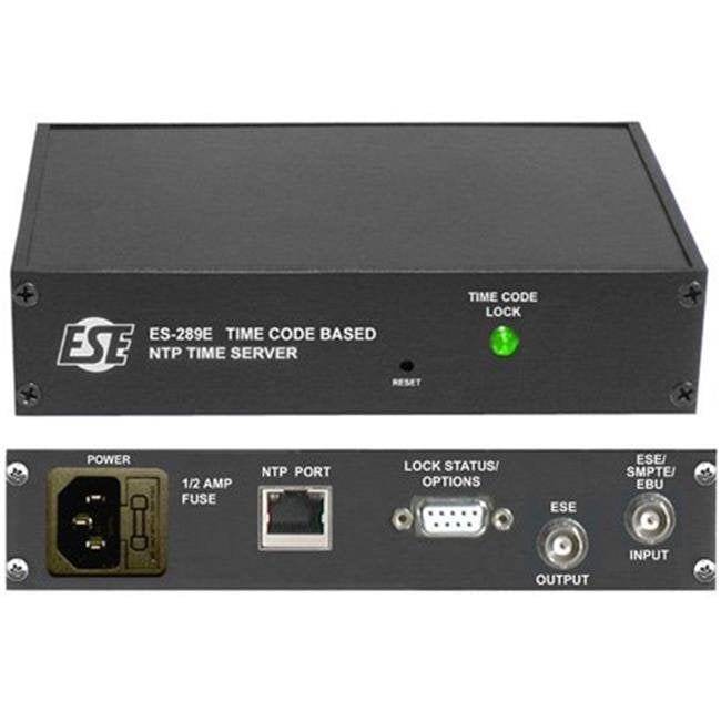 ESE ESE-ES-289E-P-UL 19 in. Time Code Referenced NTP Server with Rack ...