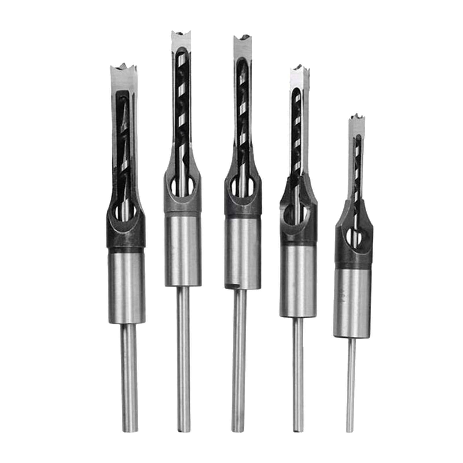 Durable Hole Drill Bit HSS Mortising Chisels Set Square Hole Drill Bit ...
