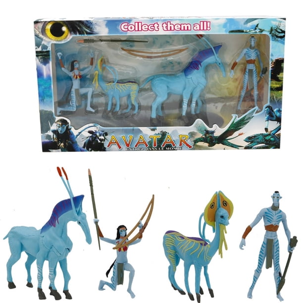 4pcs\set Disney Movie Avatar 2 The Way of Water Neytiri Anime Figure ...