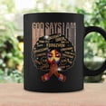 Black Girl God Says I Am Black Melanin African Woman Pride Coffee Mugs ...