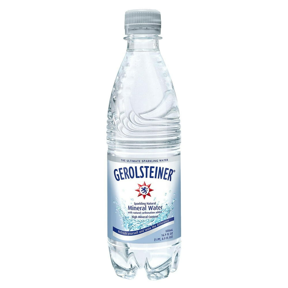 Gerolsteiner Sparkling Natural Mineral Water (16.9 oz. bottles, 24 pk.) - Walmart.com - Walmart.com