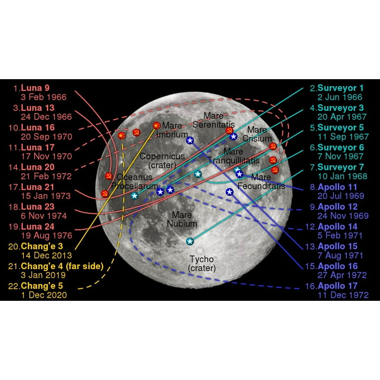 Apollo 11 Moon Landing Maps
