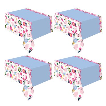 Packed Party 'People Covered In Fun' 84" x 54" Reversible Table Cover ...