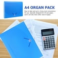 NICEXMAS Small Document Folder Organ Bag File Packet Paper Storage ...