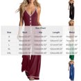 Asgosdo Women Overalls V Neck Sleeveless Button Color Block Wide ...