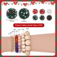 1 Set 36Pcs 6 Colors Rhinestone Clay Pave Beads Round Mixed Color 16mm ...