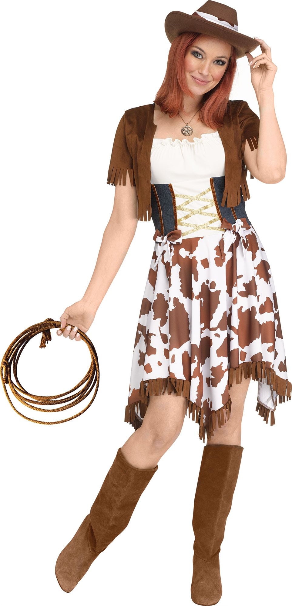Rodeo Rider Adult Womens Wild West Western Cowgirl Halloween Costume Sm Md 2 8