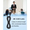 USB Lavalier Microphone for , Omnidirectional Condenser USB-A ...